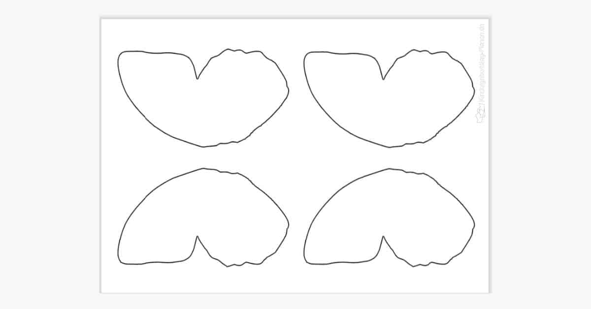 Schmetterlingsflügel Vorlage Bezaubernde Schmetterling Fensterbilder